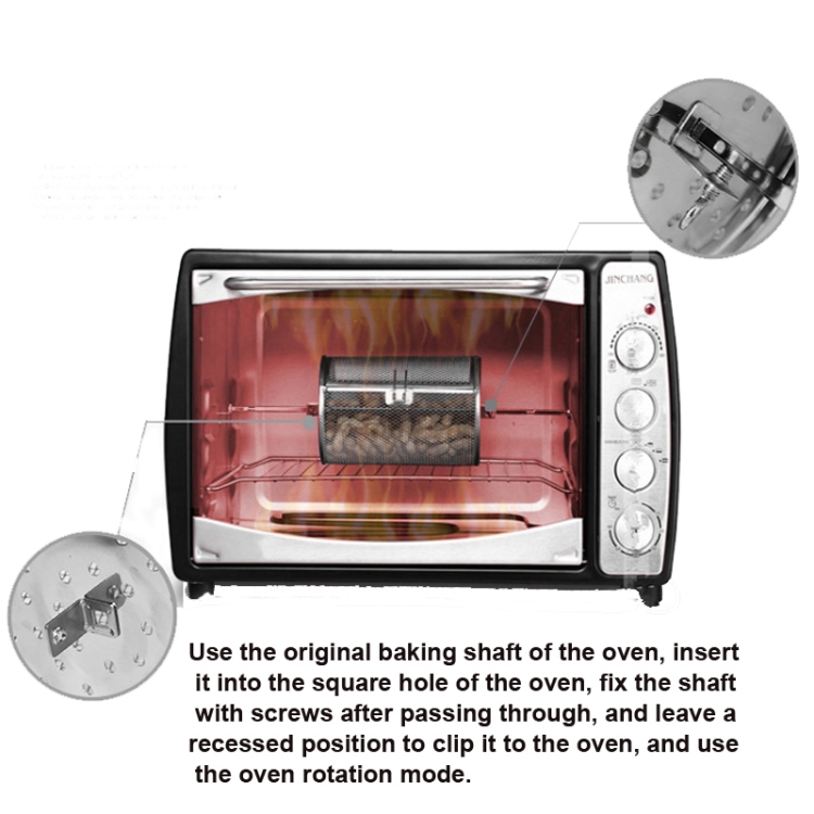 A Type 12 x18cm Stainless Steel Roasting Cage Oven Peanut Chestnut Cage