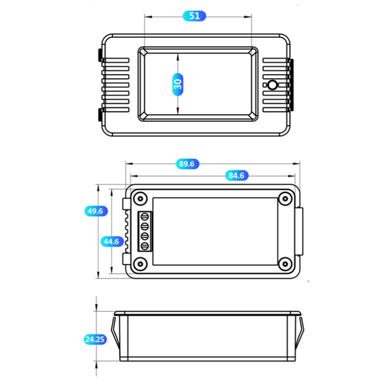 Peacefair English Version Multifunctional AC Digital Display Power ...