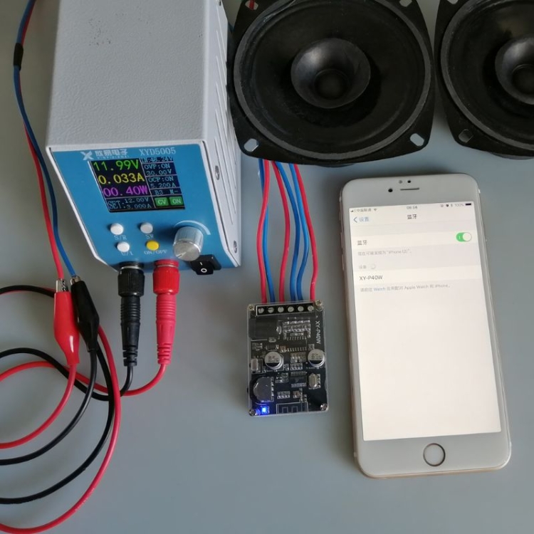 30W/40W Stereo Bluetooth Power Amplifier Plate 12V/24V High Power ...