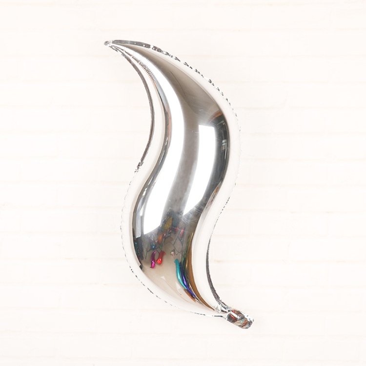 10 PCS 24 Inch S-Shaped Balloon Fish Tail Wavy Balloon Birthday Wedding ...