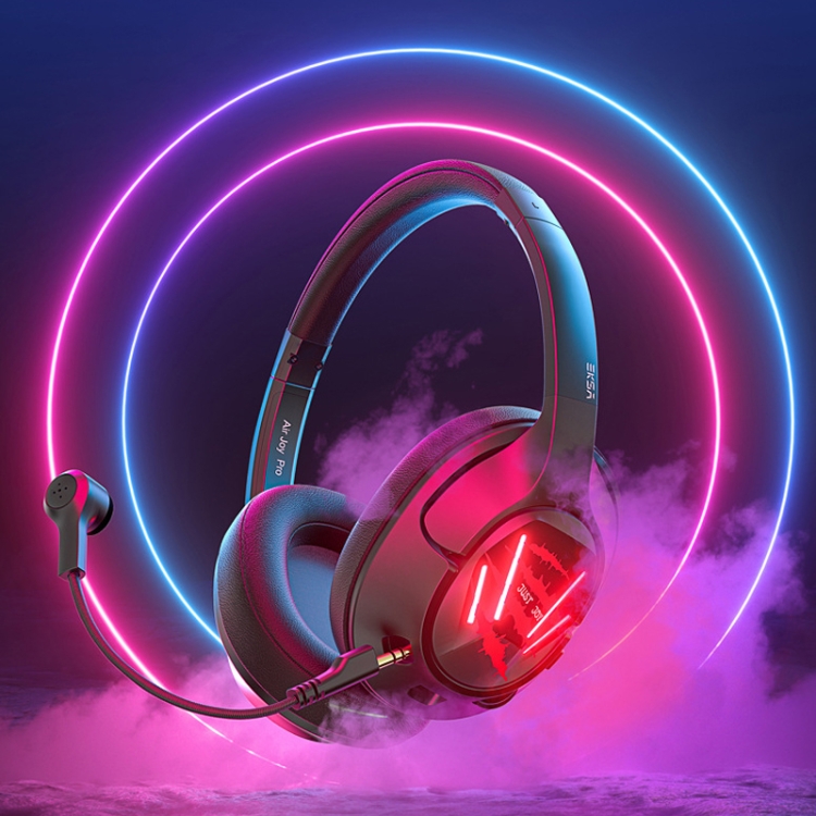 EKSA E3 7.1 Surround Illuminated Wired Foldable Headset, Cable Length ...