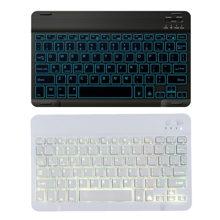 78 Keys 10 นิ้ว RGB คีย์บอร์ด Bluetooth Backlit สีสันสดใสสำหรับโทรศัพท์ ...