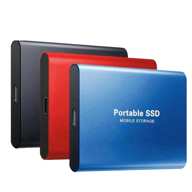 Mini Portable High Speed SSD Solid State Drive, Capacity: 8TB(Red)