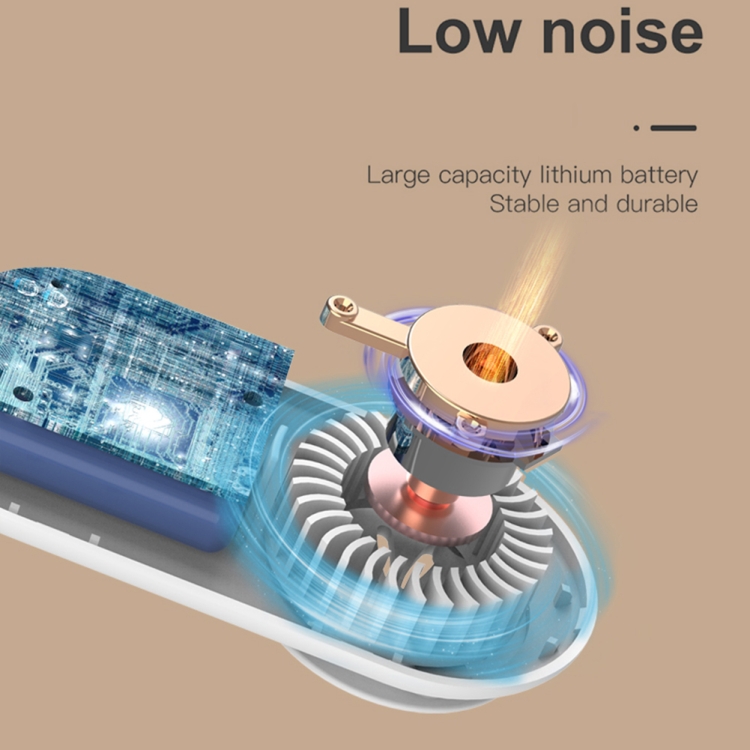 K1 Mini Clip-type Mask Fan Usb Charging 3-speed Adjustable Small Fan(White)