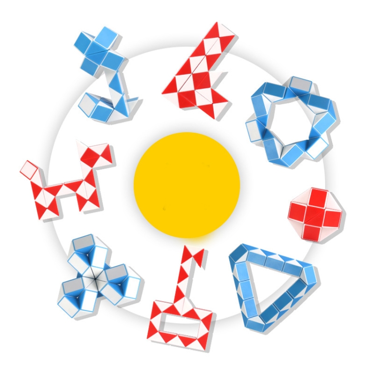 5 stks 24-segment Mini Magic Ruler Opvouwbare en vervormde Magic Ruler ...