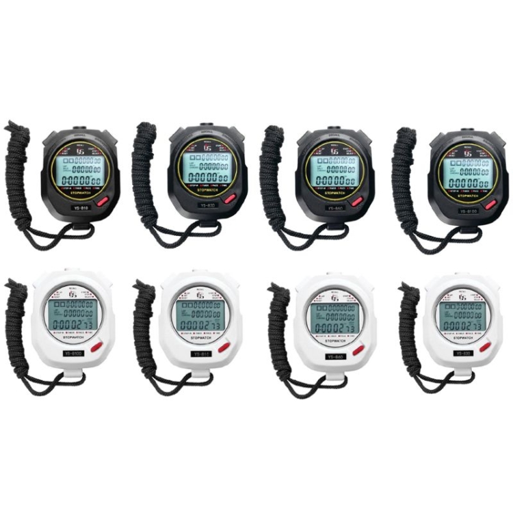 YS Electronic Stopwatch Timer Training Running Watch, Style: YS-810 10 ...