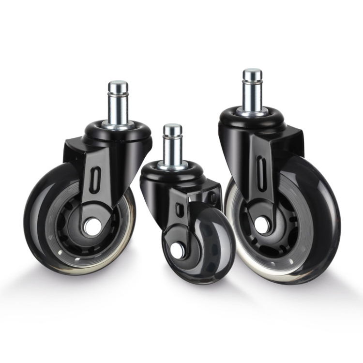 เฟอร์นิเจอร์ 5 ชิ้น PU PU Universal Plug Caster Office Chair Mute Wheel ...