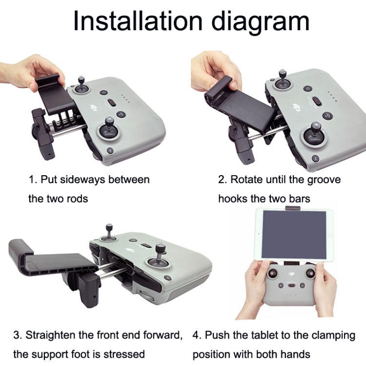 Remote Control Tablet Extension Bracket For DJI Mavic 3 / Air 2 / Air ...