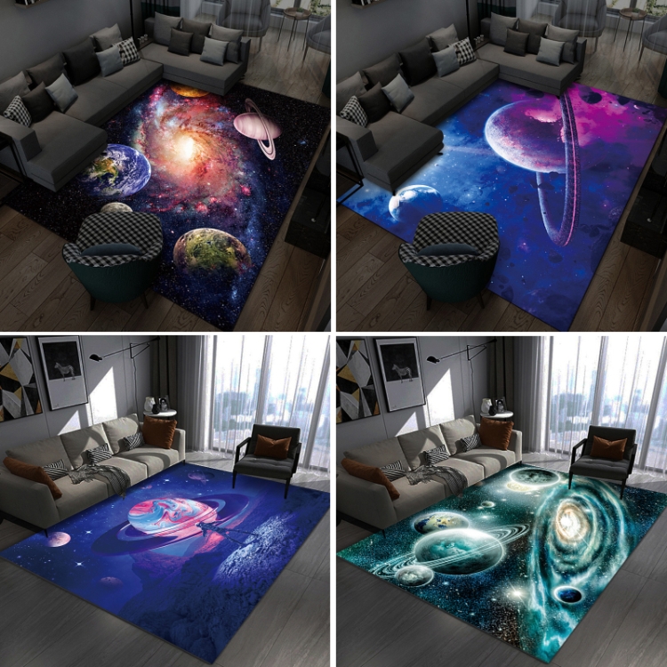 Cartoon Visual Visual Cartoon Cosmic Planet Room Carpet, Tamaño ...