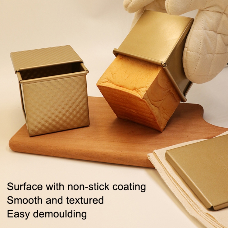 Square Toast Box Non-Stick Water Cube Toast Mold, Style: 8832 8x7.5x6 ...