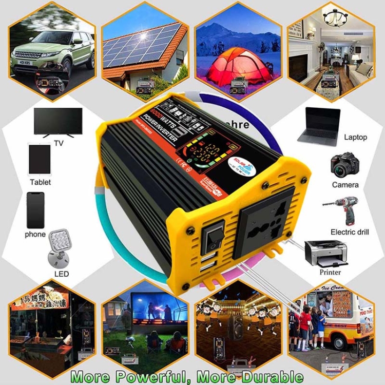 Saga 3 Generations Home Solar Generator Inverter+30A Controller+18W 12V ...