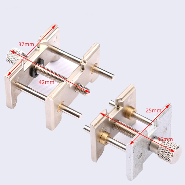 2 In 1 Watch Movement Holder Clip Base Metal Multi Function Vise Clamp ...