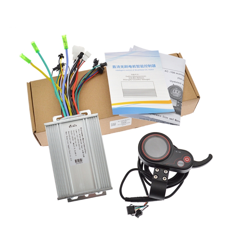 SL-100 450/500W 36-60V Electric Scooter LCD Speedometer 9 Tubes ...