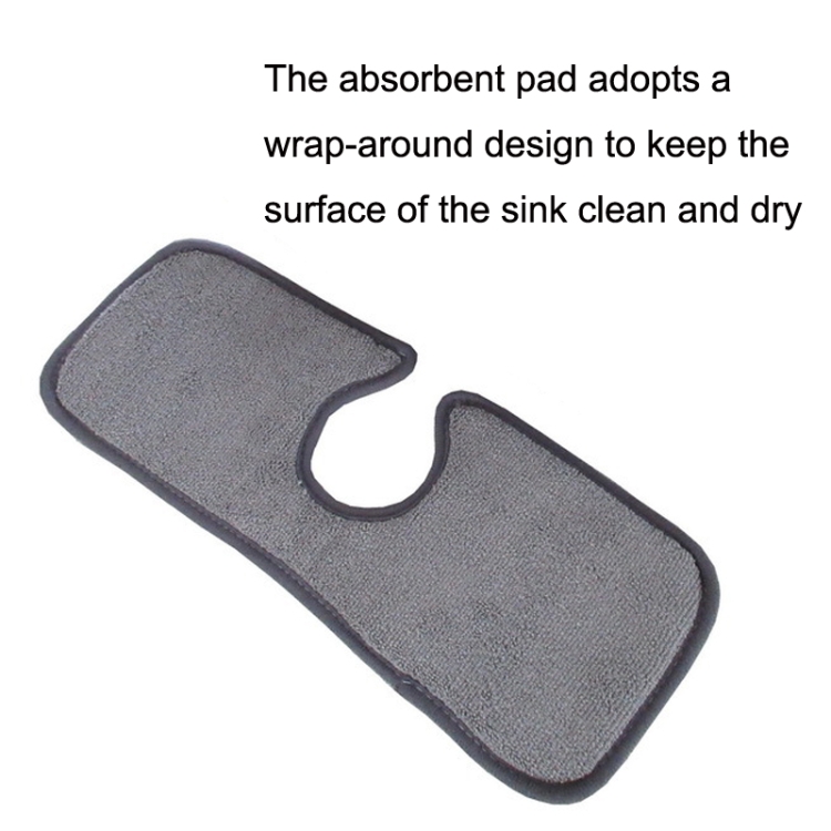 5PCS Basin Drain Pad แผ่นดูดซับแห้งไฟเบอร์ ผ้าขนหนู Water Mat Color จัด ...