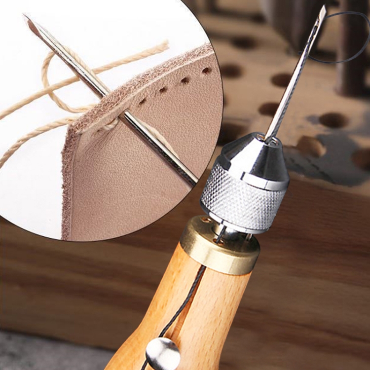 Handmade DIY Leather Stitching Tool Leather Carving Tool Device(Sewing ...