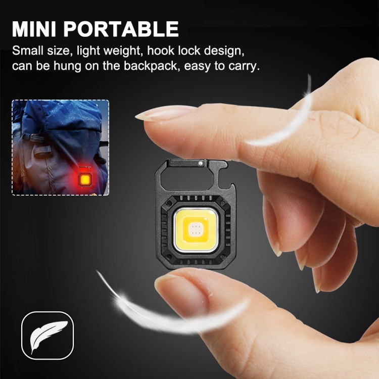 E-SMARTER W5130 Mini Keychain Strong Light Portable Flashlight ...