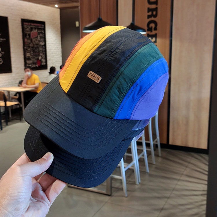 Drawstring Baseball Cap Fashion Street Style Peaked Cap(Dark Grey)