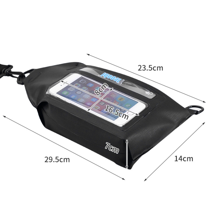 Tteoobl Swimming Waterproof Crossbody Phone Bag Touch Screen Chest Bag ...