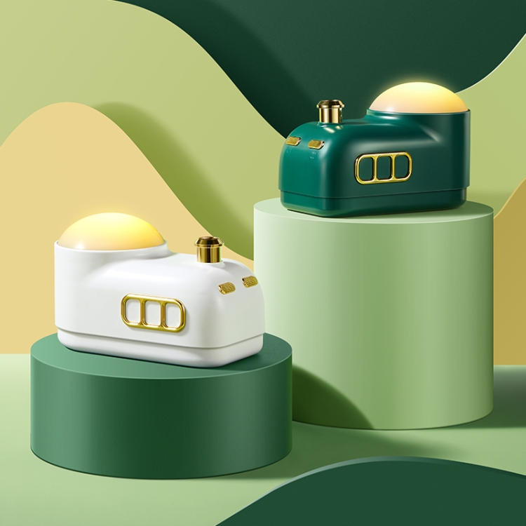 레트로 증기 기차 가습기 Usb 야간 조명 분위기 장식 램프 색상 화이트 기본 모델