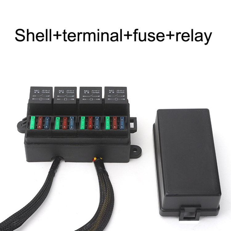 TF008-10 12V 4Pin Relay Car RV Radiography Sound Modified ...