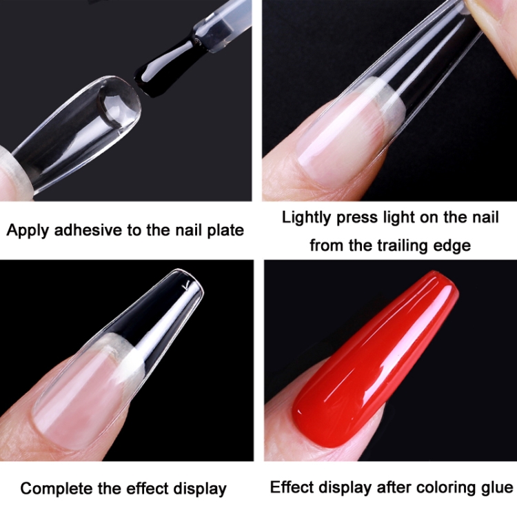 Scratch-free Ultra-thin Seamless Manicure Nail Plate, Shape: 10 Short ...