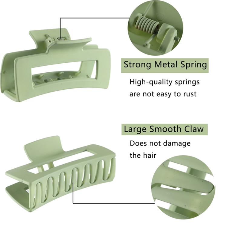 8PCS/Set B 20220322 Scrub Waterproof Drop Resistant Colorful Hair Grabber