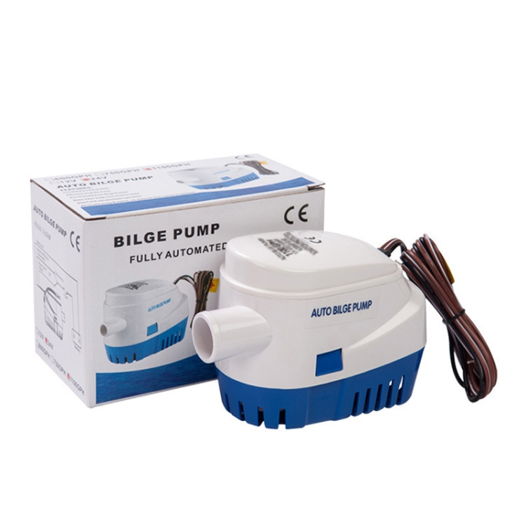 750GPH-12V Blauwe Automatische Lenspomp Dompelpomp Elektrische ...