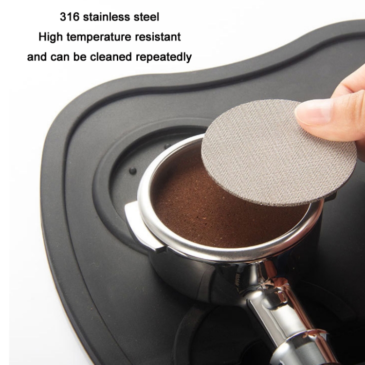 Stainless Steel Sintered Sheet Coffee Splash Filter, Size: 58mm x 1mm