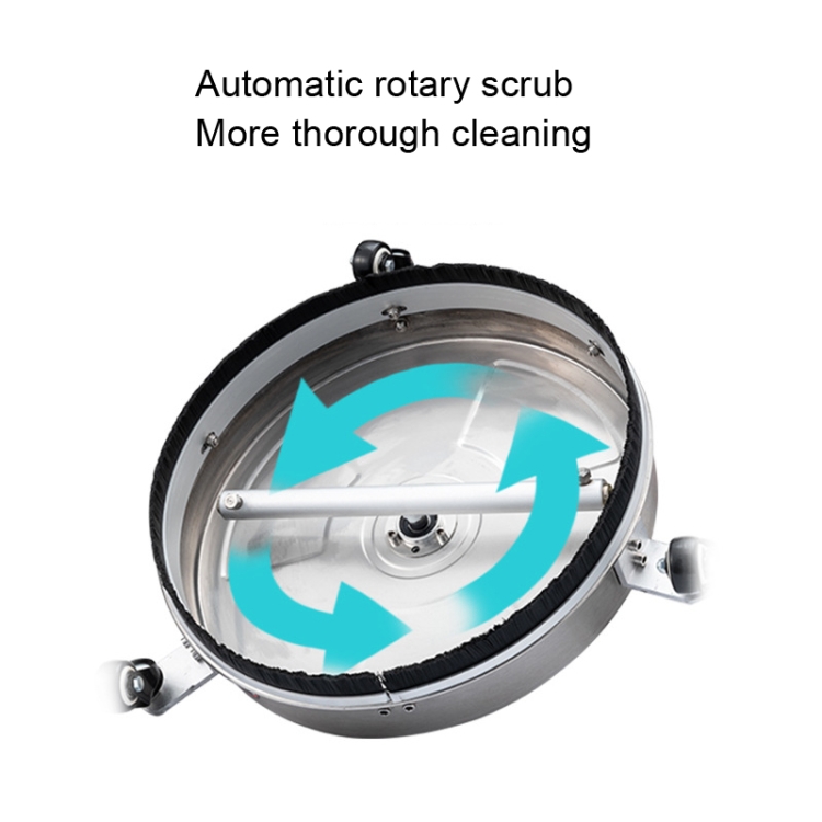 Round Floor Scrubber High Pressure Cleaner, Size: 15 inch Stainless ...