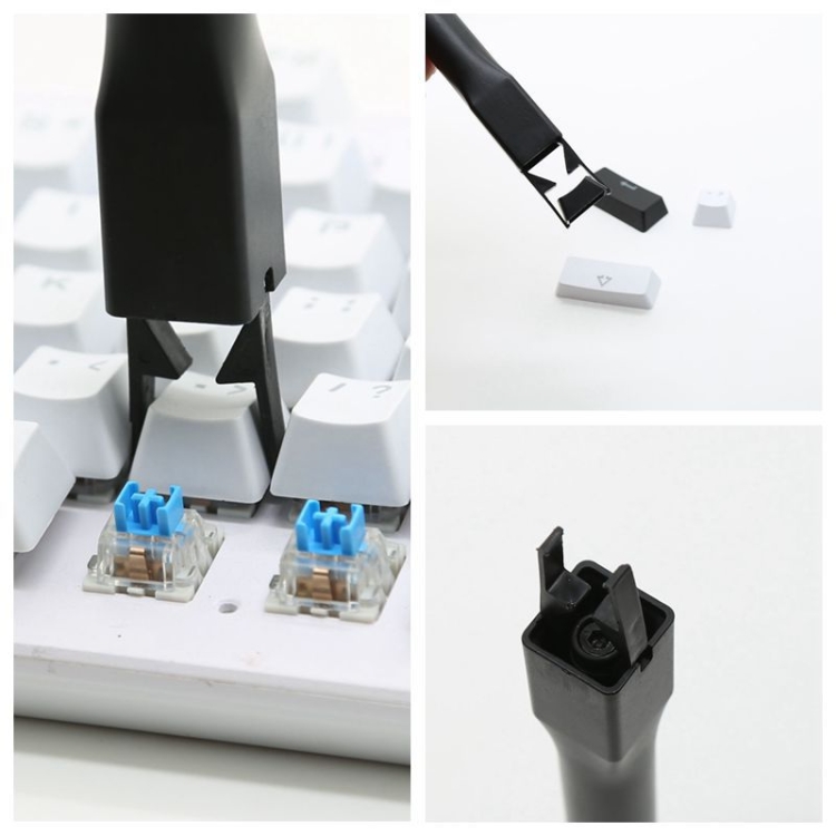 Keycap Puller ABS Plastic Keycap Remover Switch Extractor Tool (Negro