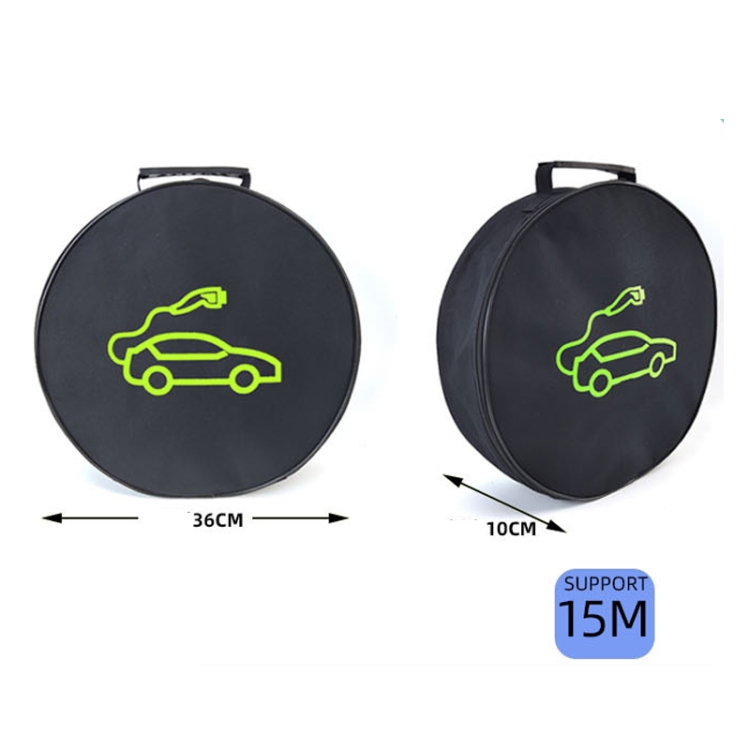 Car Charging Cable Storage Bag Carry Bag For Electric Vehicle Charger ...