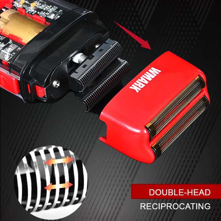 WMARK NG-988 Titanium Plated Head Reciprocating USB Shaver Electric Men ...