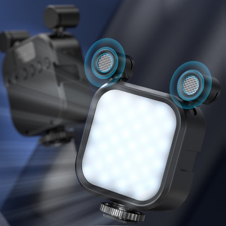 MAMEN Broadcast Multi-Angle Stereo Microphone Lights, Model: V03（RGB）