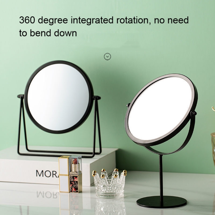 Desktop Makeup Mirror Simple Portable Mirror Rotating Dressing Mirror ...
