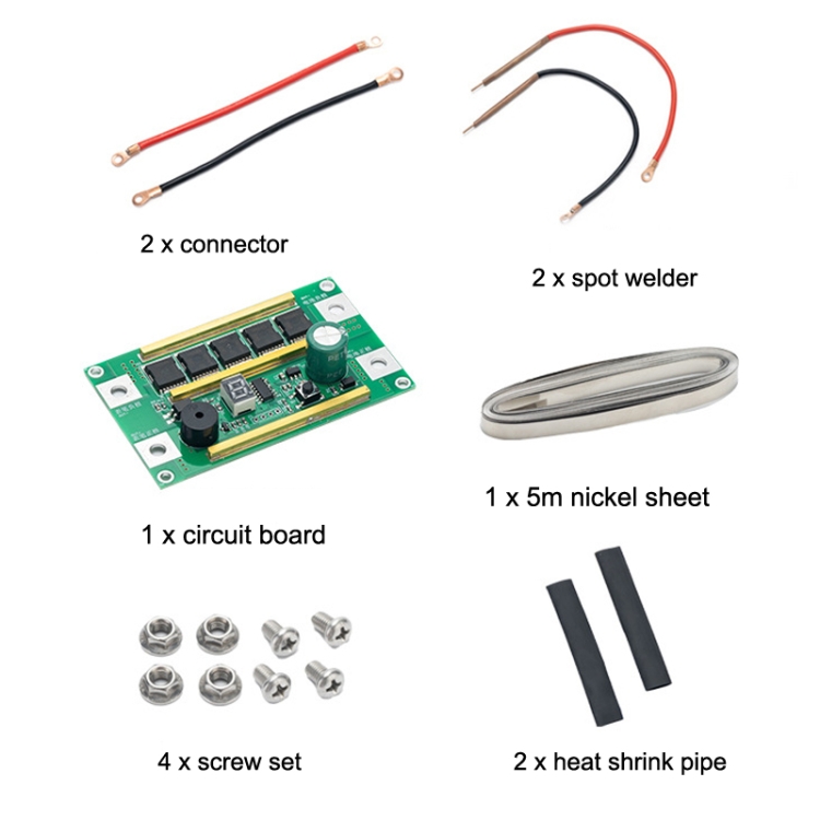 스폿 용접 기계 Diy 휴대용 배터리 저장 스폿 용접 기계 Pcb 회로 기판 용접 장비 보호 상자없이