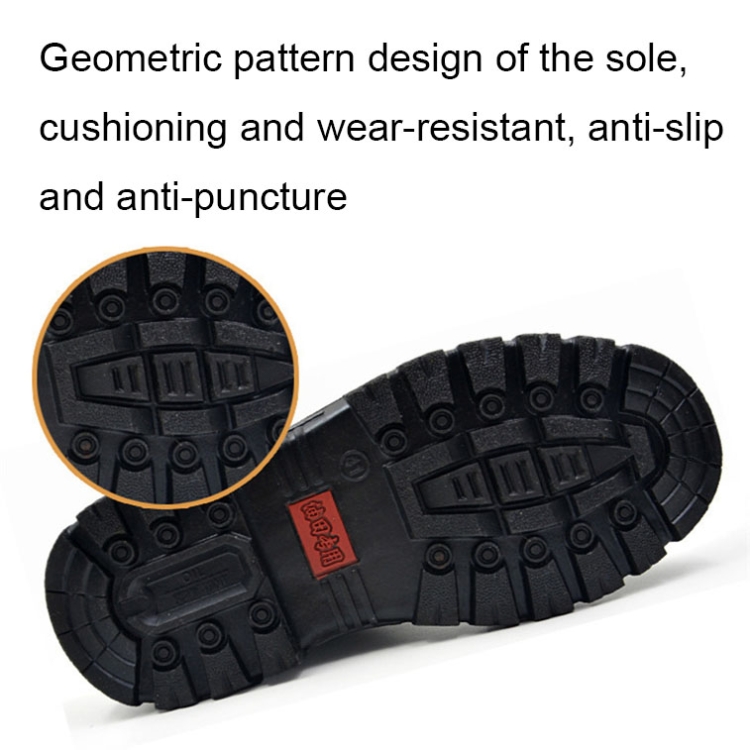 215 Microfiber Leather Anti-puncture Wear-resistant Work Shoes Smash ...