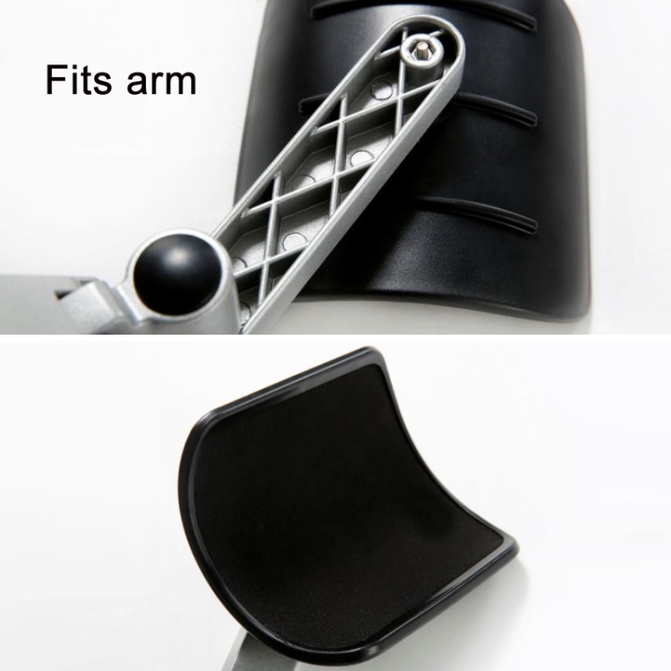 Aluminum Alloy Computer Desk Wrist Brace Arm Bracket, Color: Liftable Gray