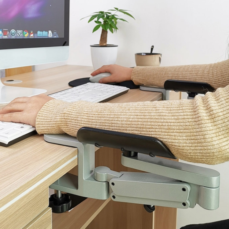 Aluminum Alloy Computer Desk Wrist Brace Arm Bracket, Color: Non ...