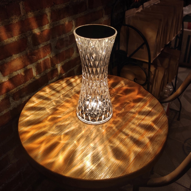 Crystal Small Barbarian Table Lamp Bedroom Bedside LED Ambient Light ...