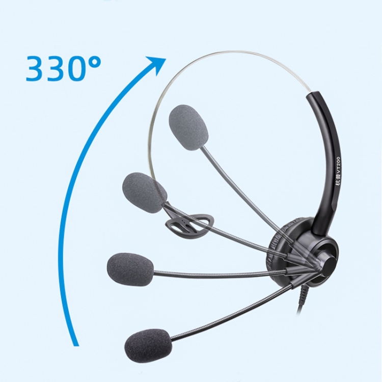 VT200 Single Ear Telephone Headset Operator Headset With Mic,Spec ...