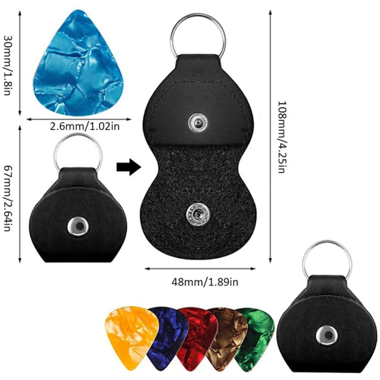 30 PCS / Set Folk Wood Bass Guitar Tuning Clip Tuner Instrument Set