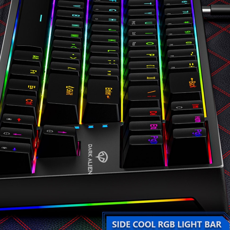 Dark Alien K710 71 Keys Glowing Game คีย์บอร์ดแบบมีสาย, ความยาวสาย ...