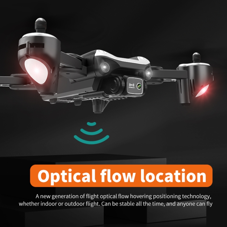 A11 4K HD Dual-Camera Optical Flow Quadcopter Smart Remote Control Aircraft with Light+Avoidance ...