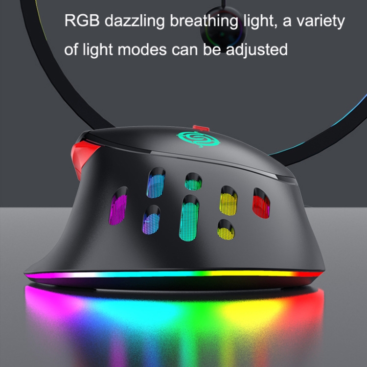 K-Snake Q15 9 Keys RGB Light Effect Wired Mechanical Mouse, Cable ...