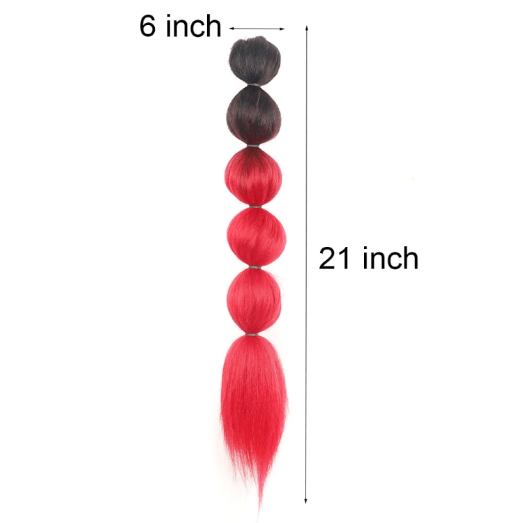 DLMW01 Bubble Shape Shaggy Wig Ponytail Drawstring Long Ponytail Wigs ...