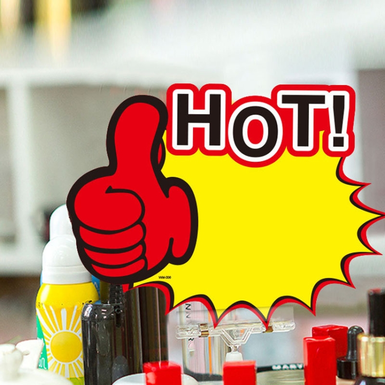 WM-106 10bags 18x14cm Explosie Sticker Product Prijskaartje Supermarkt ...