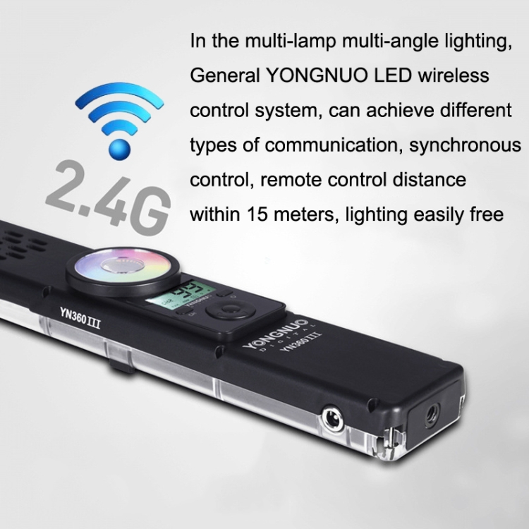 YONGNUO YN360III ไฟแท่ง RGB สีสันสดใสถือไฟ LED ถ่ายภาพ Fili, Spec ...