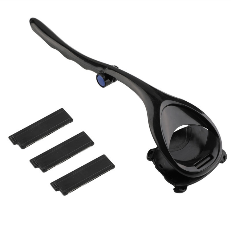 B5 Upgraded Version Manual 3 Knife Heads Back Shavers Long Handle ...