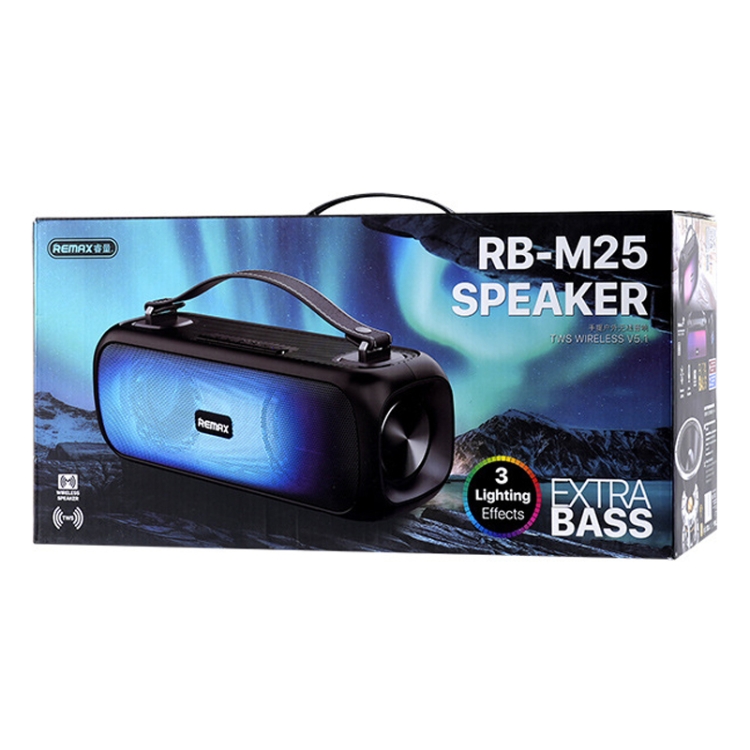 REMAX RB-M25 Portable Outdoor Bluetooth Audio Waterproof RGB Light ...