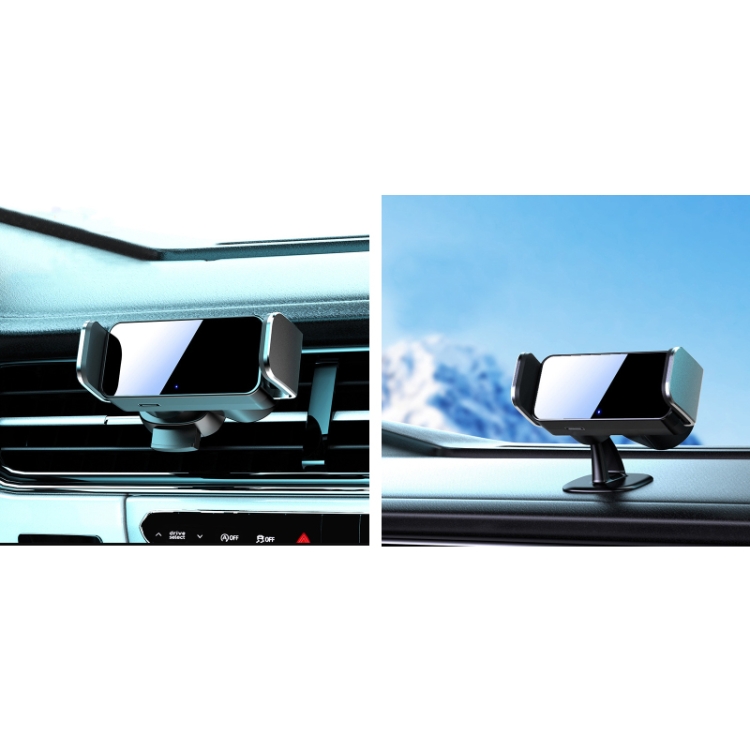 Car Air Outlet Smart Navigation Electric Mobile Phone Holder, Color: 661 Paste